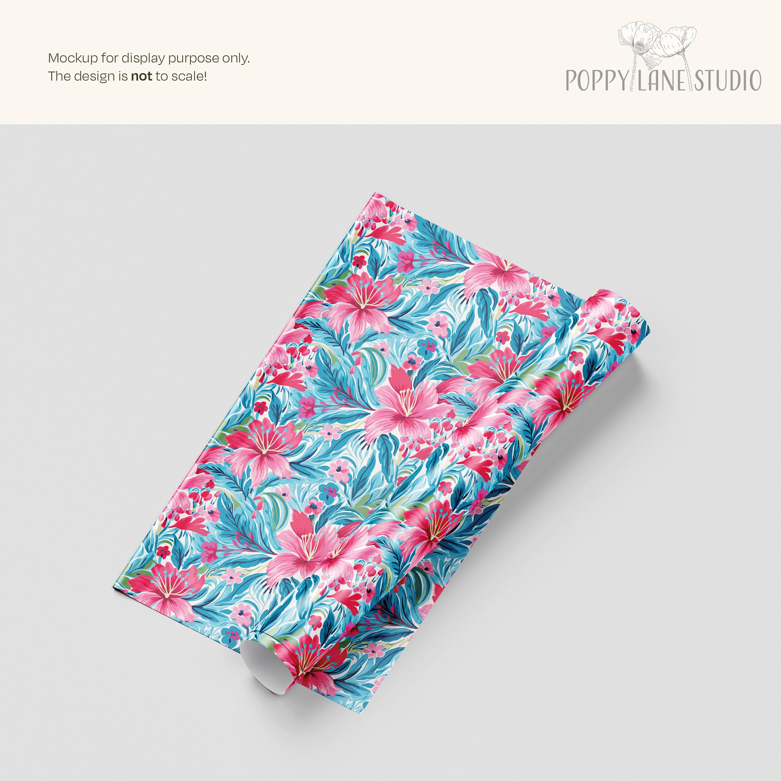 Preppy Hibiscus Background, Seamless Hibiscus Pattern, Tropical ...