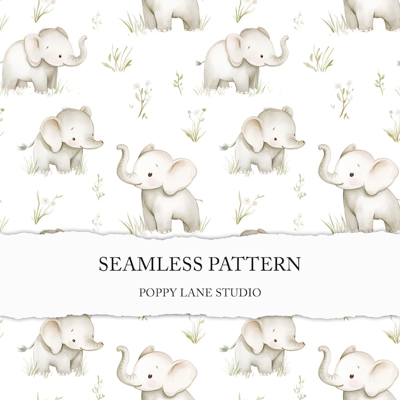 Cute Elephant - Etsy