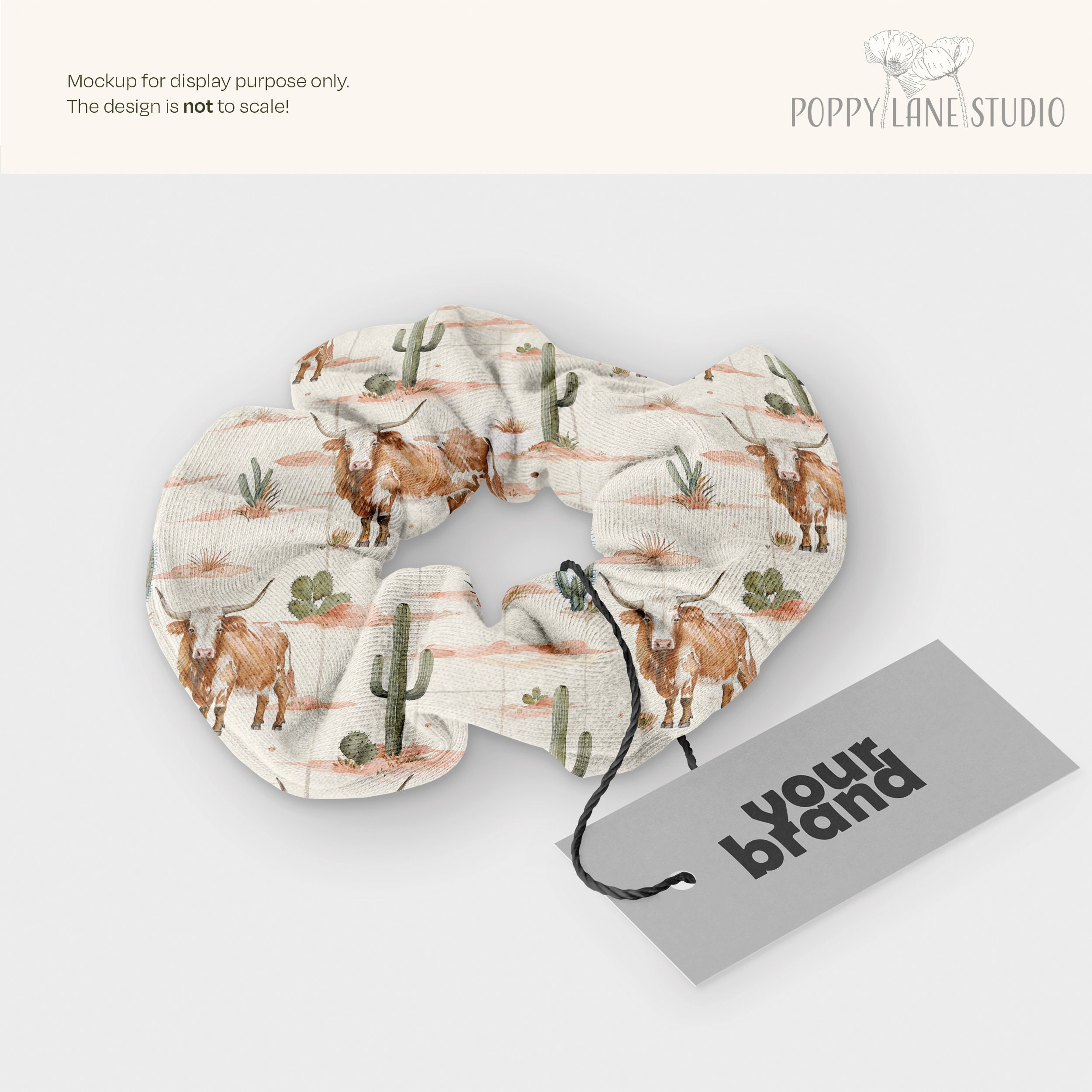 Texas Longhorn Pattern, Watercolour Cow Background, Seamless Cow ...