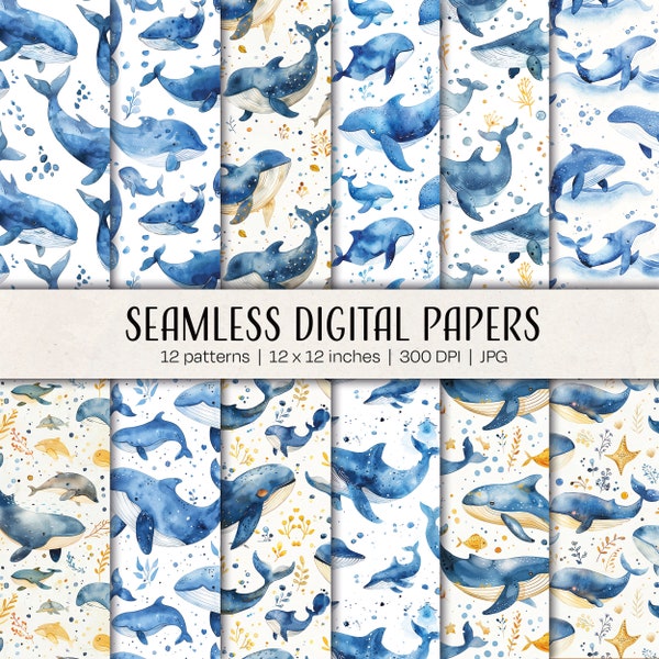 Whale Pattern - Etsy