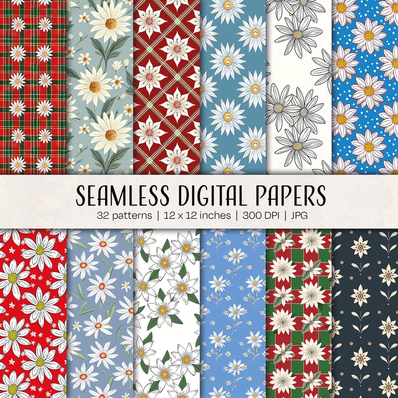 Edelweiss Fabric - Etsy