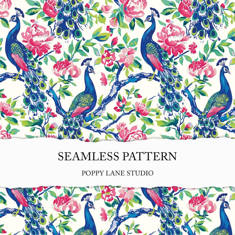 Peacock Patterns - Etsy
