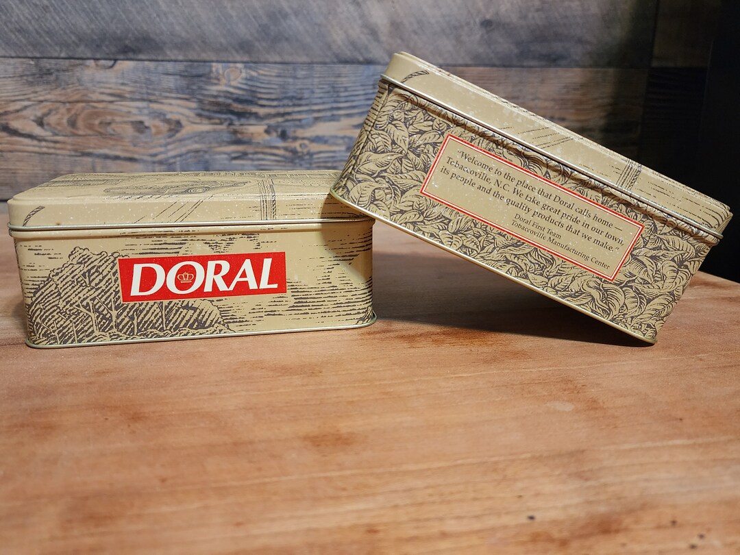 Vintage 1996 Doral Matches New in Tin Container - Etsy