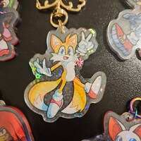 Sonic & Shadow Acrylic Keychains! - Etsy