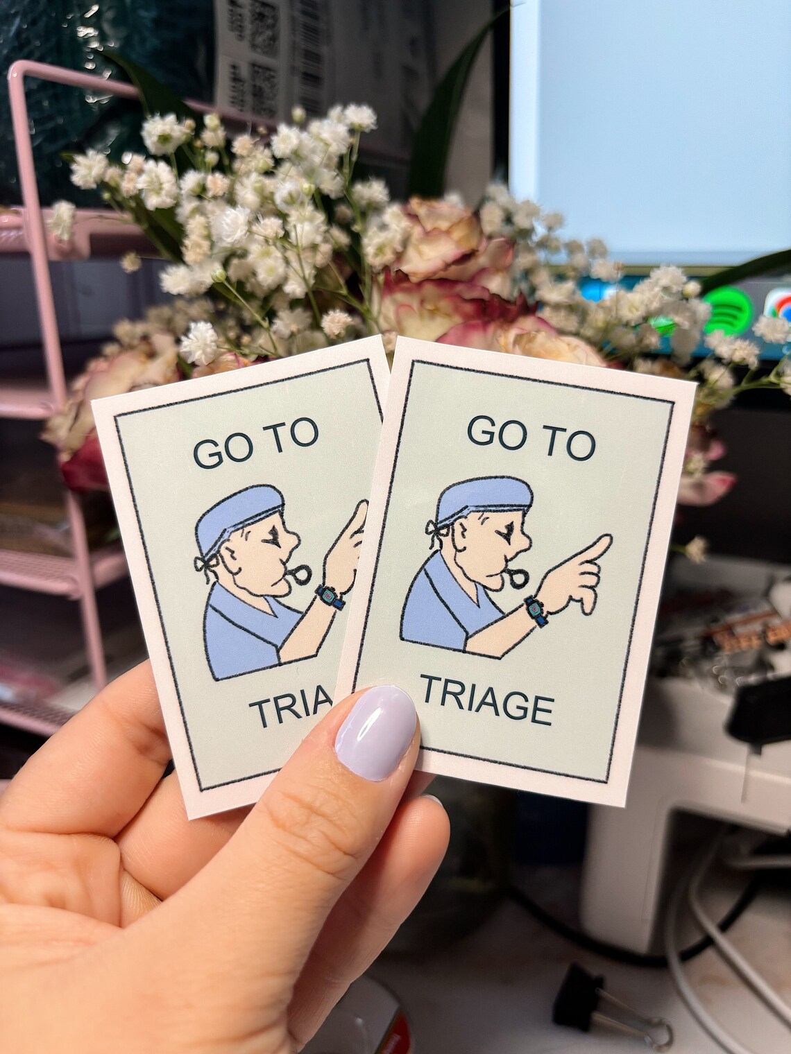 Go to Triage Sticker - Etsy