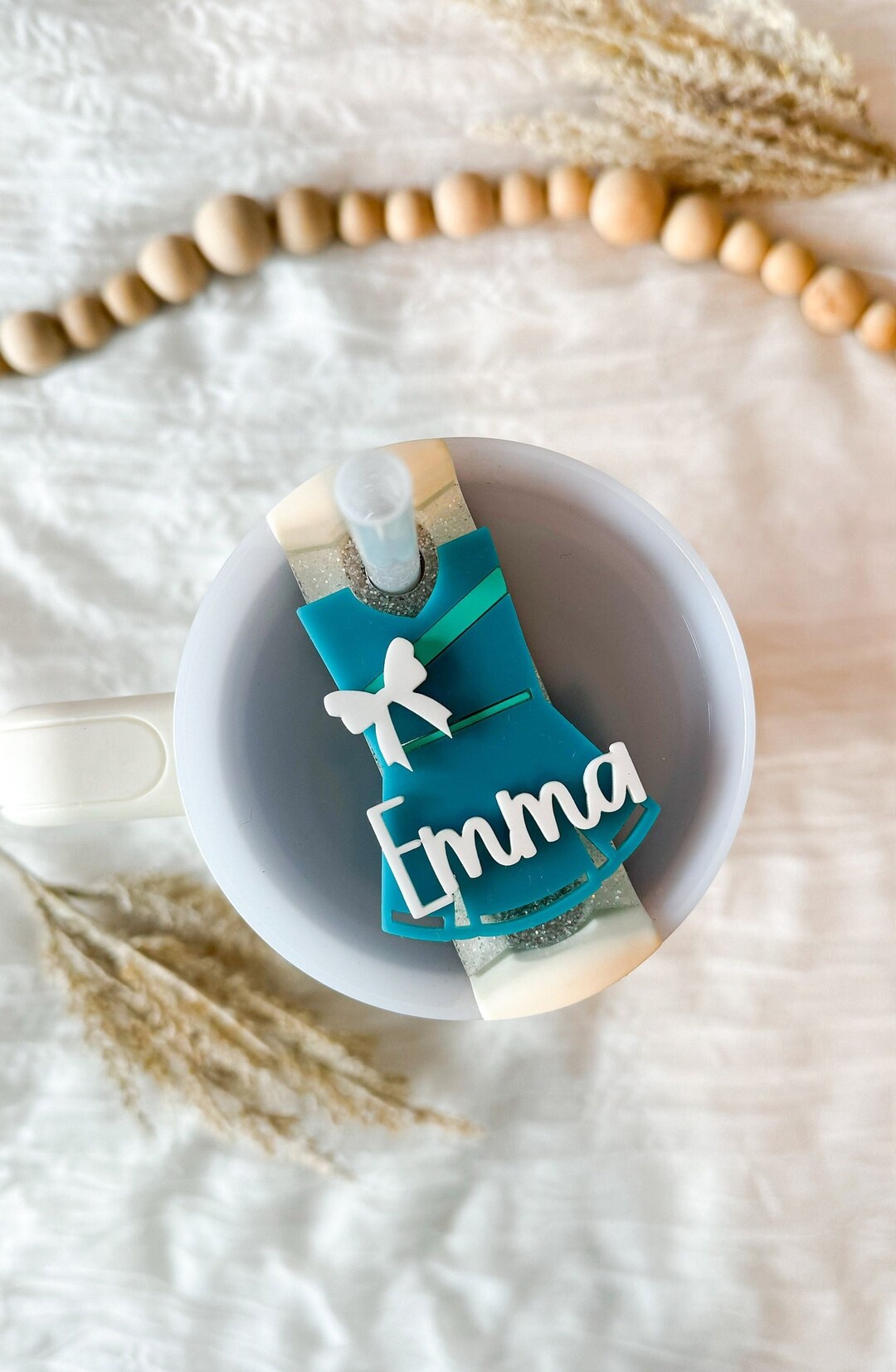Cheer, Uniform Cheerleader Topper, Name Tumbler Topper, Tumbler Topper ...
