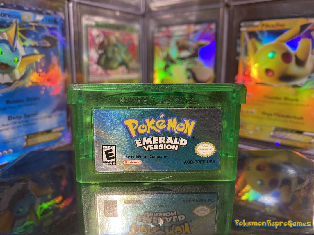 Pokemon Emerald Gameboy Advance, Nintendo GBA, Game Boy, Pokemon Game ...