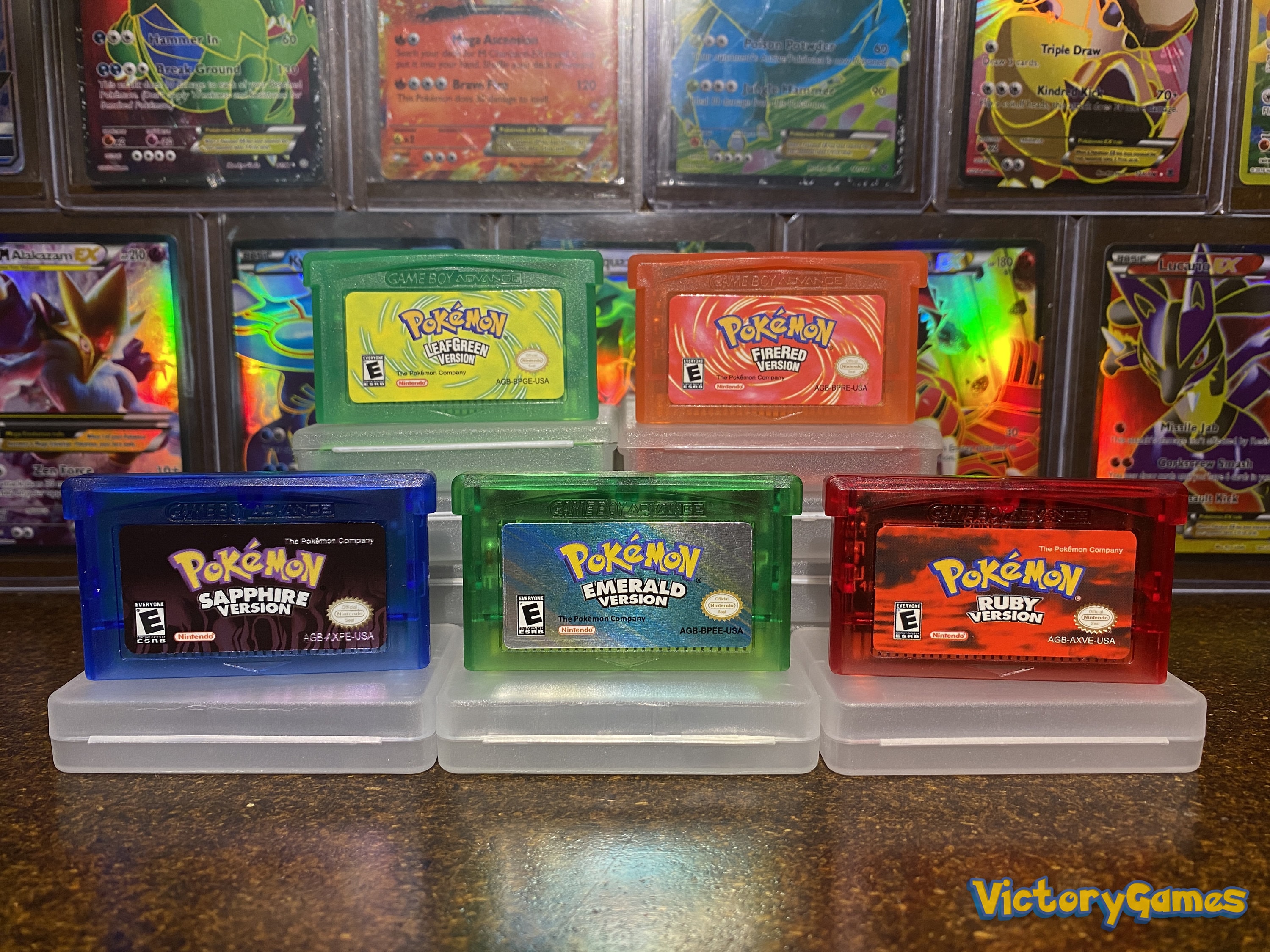Pokemon Emerald, Ruby, Sapphire, Fire Red, Leaf Green Nintendo Gameboy ...