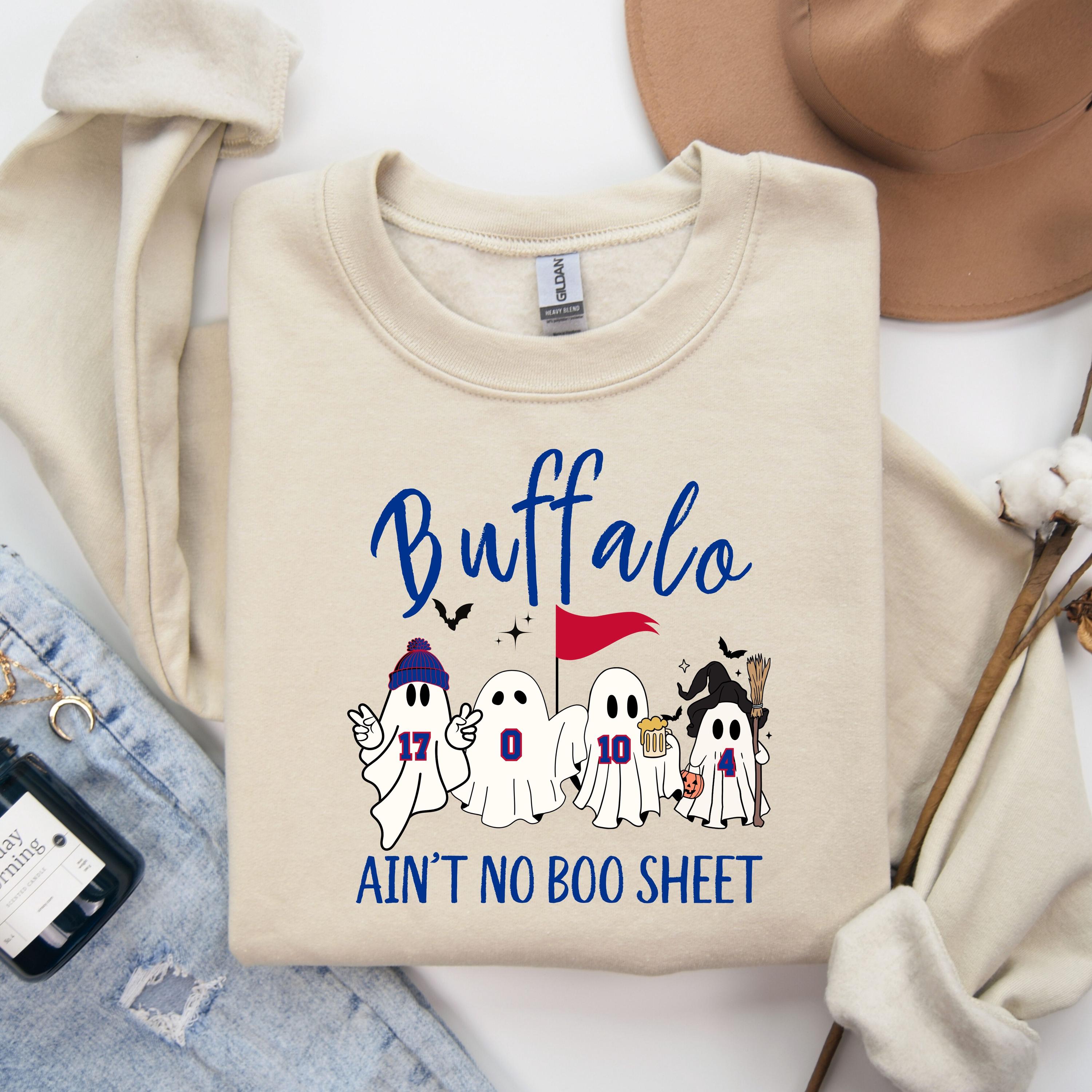 Buffalo Football Boo Sheet PNG, Bills Halloween, Buffalo Fan Gift ...