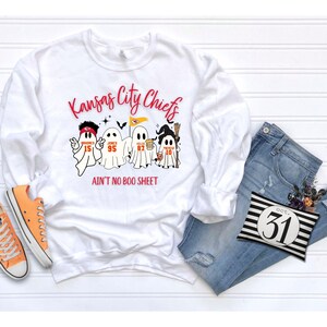 Kansas City Football Halloween PNG, Chiefs Boo Sheet Ghost, Faux ...