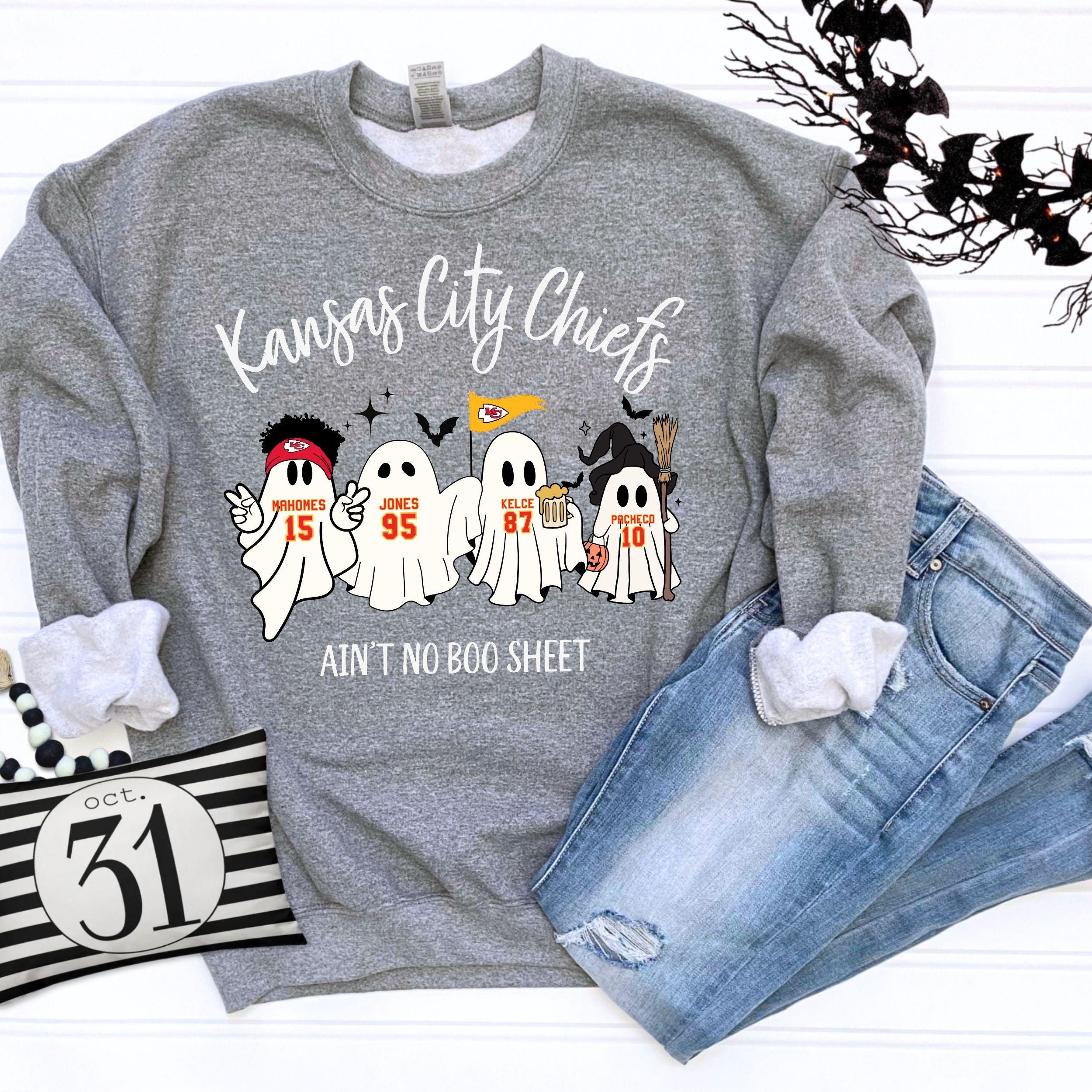 Kansas City Football Halloween PNG, Chiefs Boo Sheet Ghost, Faux ...