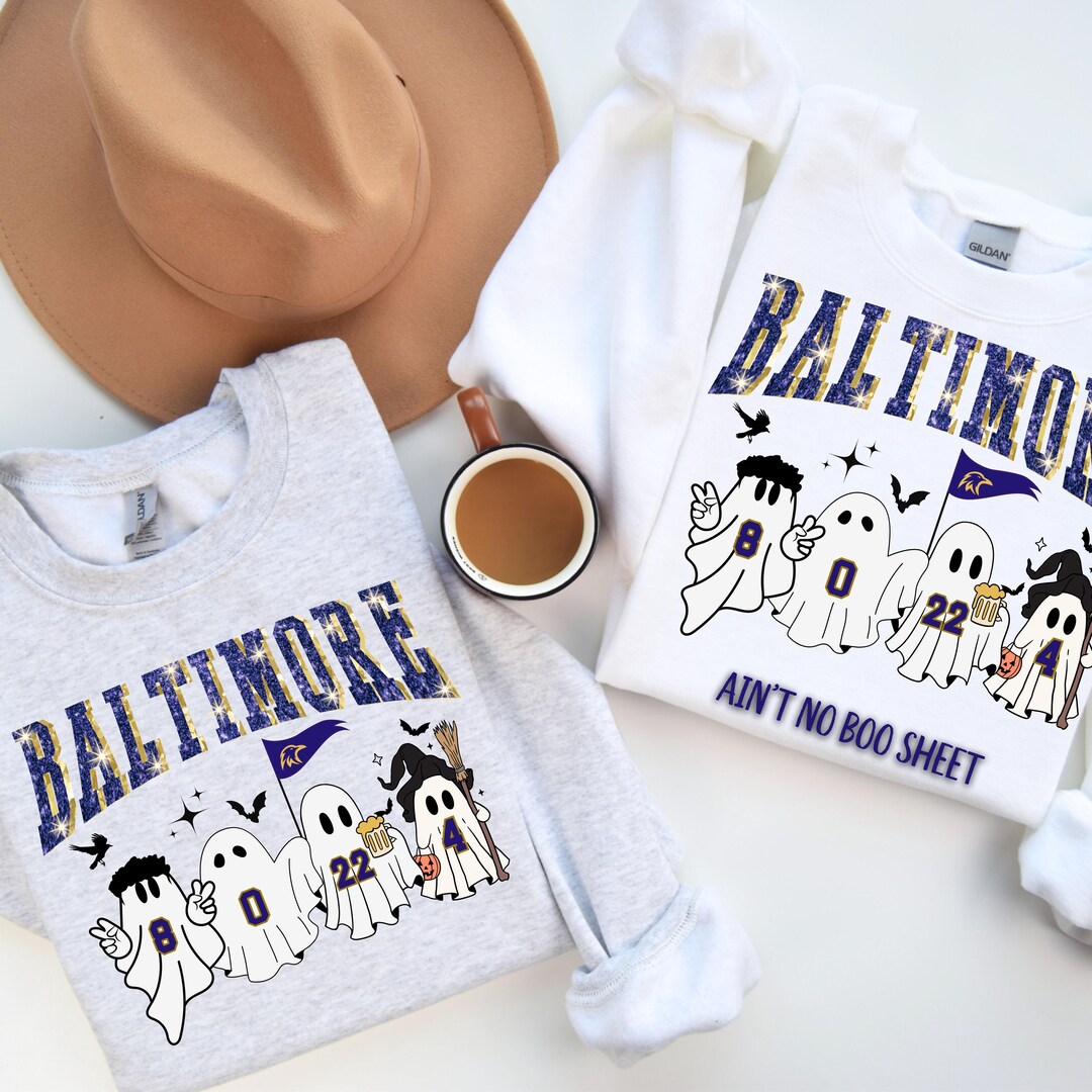 Baltimore Football Faux Glitter PNG, Ravens Boo Sheet, Baltimore Fan ...