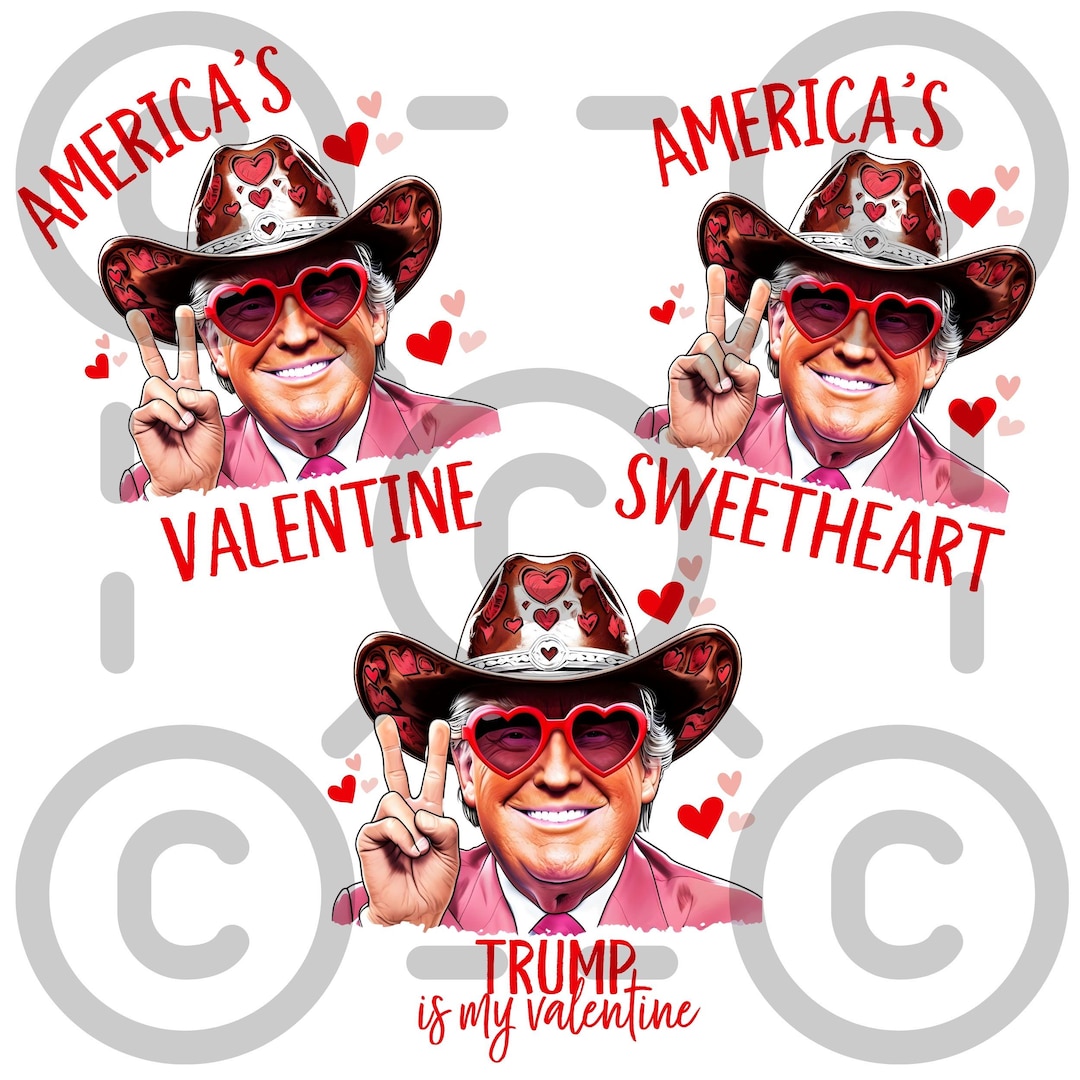 Trump Valentine's Day PNG, White House Pink Trump 2024, Graphic PNG ...