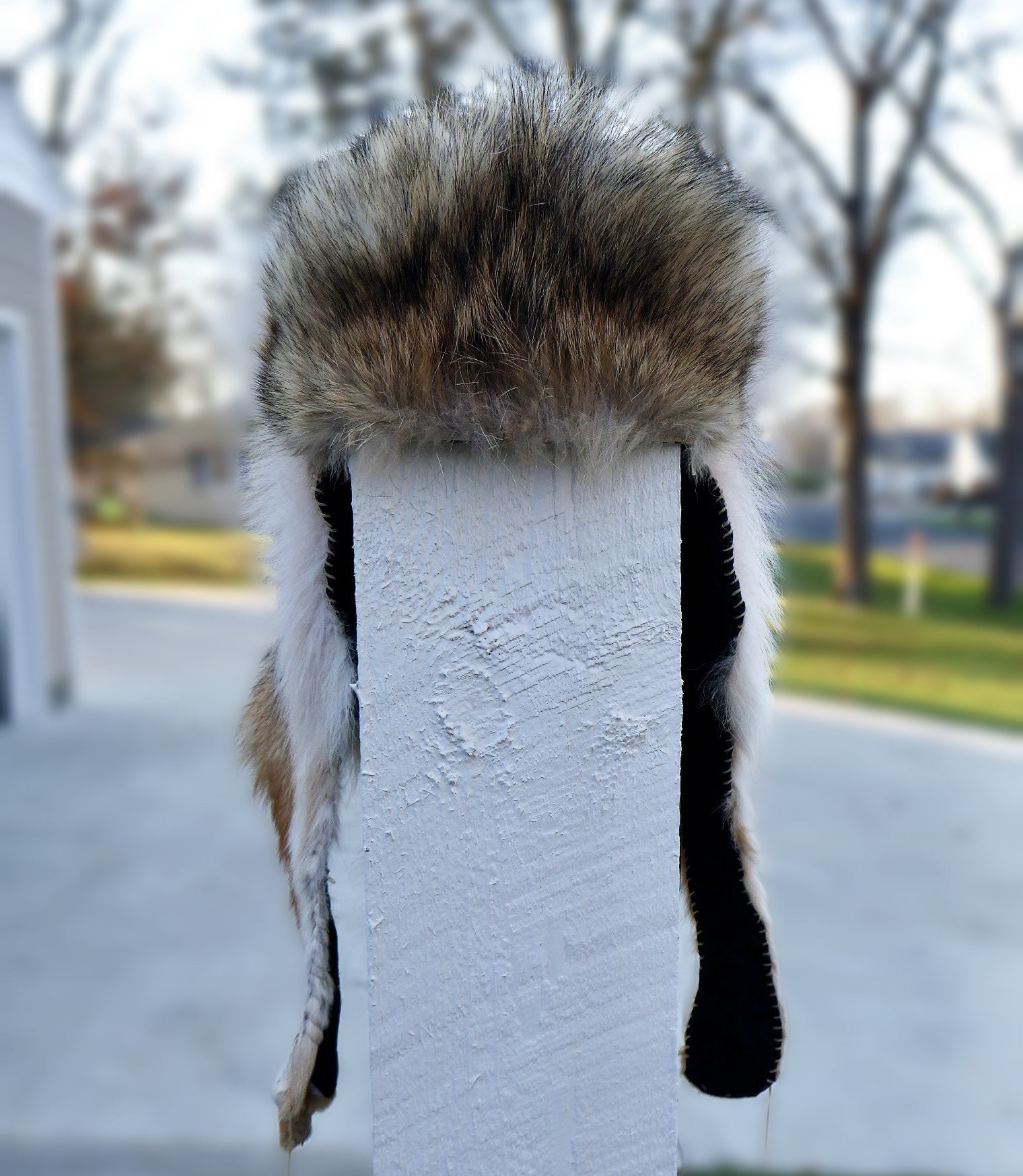 Coyote Fur Mountain Man Hat - Etsy