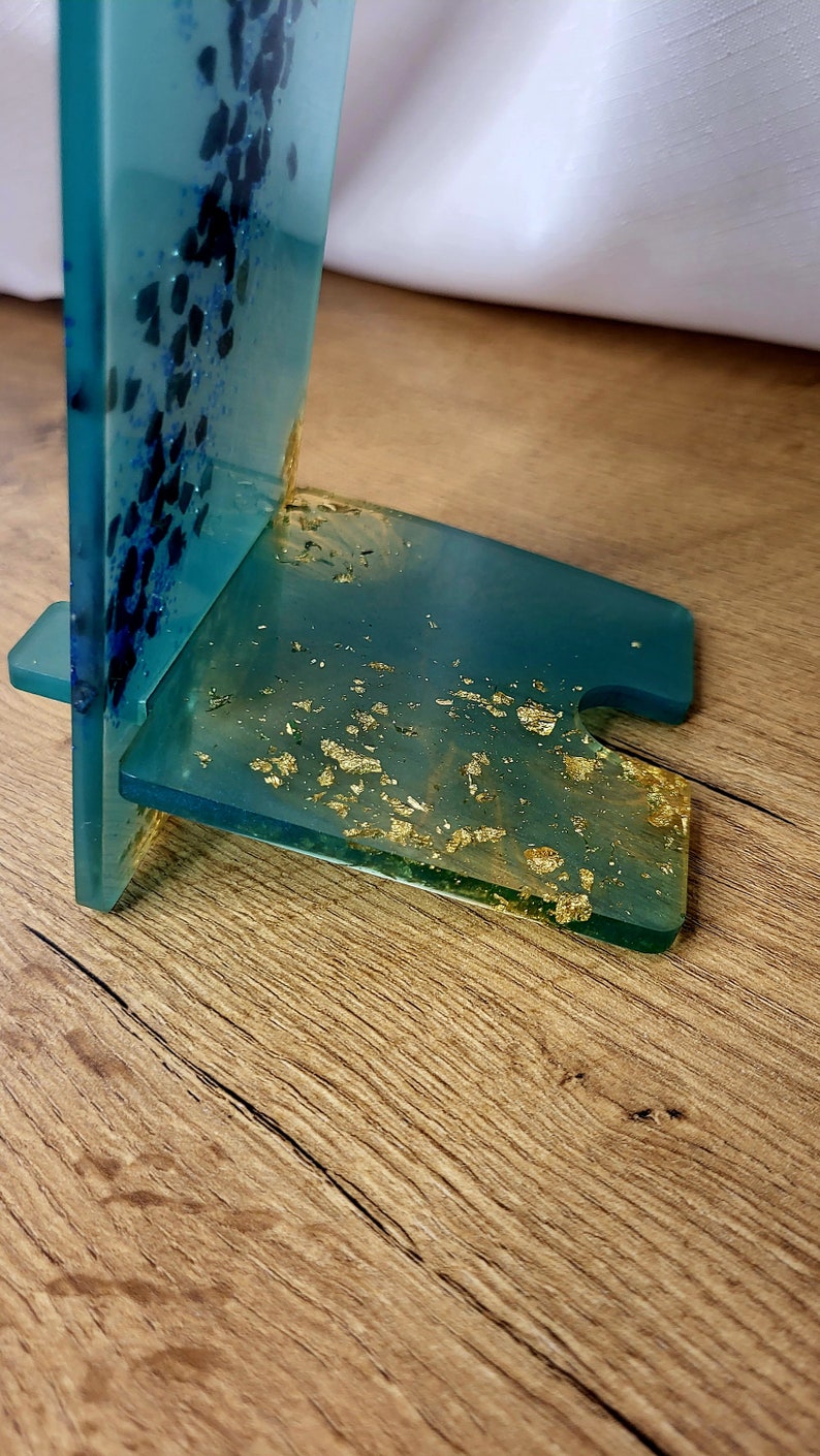 Epoxy Phone Stand - Resin Epoxy - Handmade Phone Stand - Phone Stand - Etsy