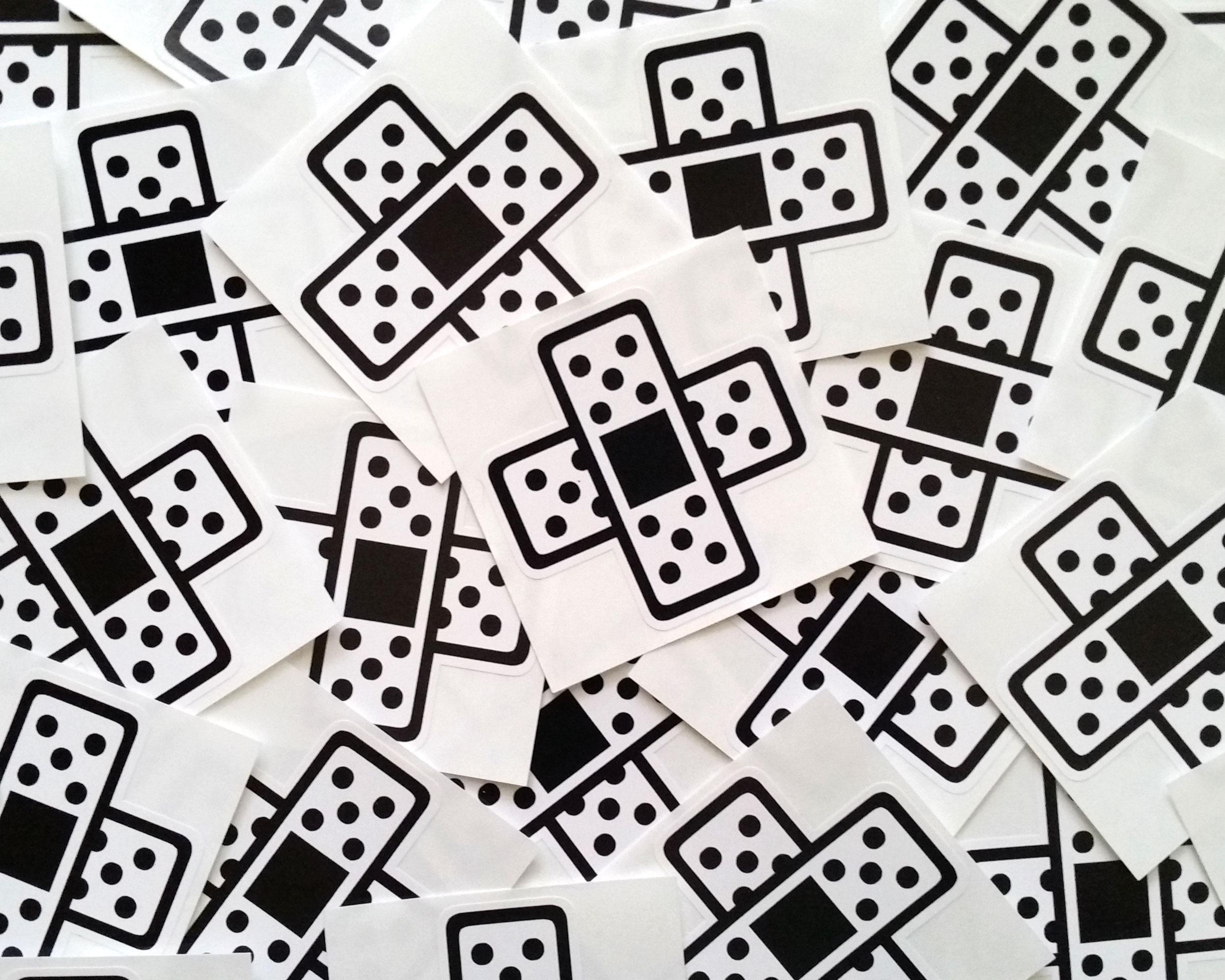 Crossed Band Aids Vinyl Sticker | Decal for Car Scratches, Laptop ...
