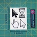 Computer Cursor Icons Vinyl Sticker Sheet (4 Stickers!) | Vinyl Decals ...