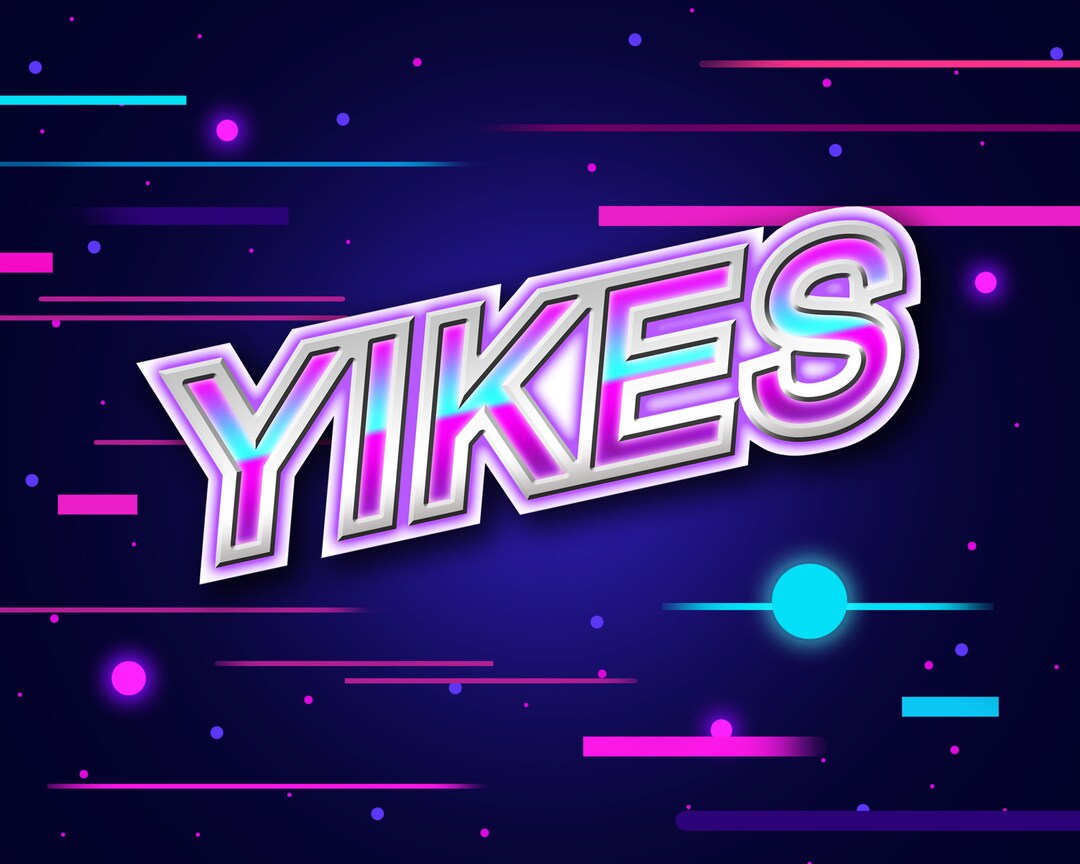 Yikes Vinyl Cut Out Sticker | Vinyl Decals for Laptop, Cars, Water ...