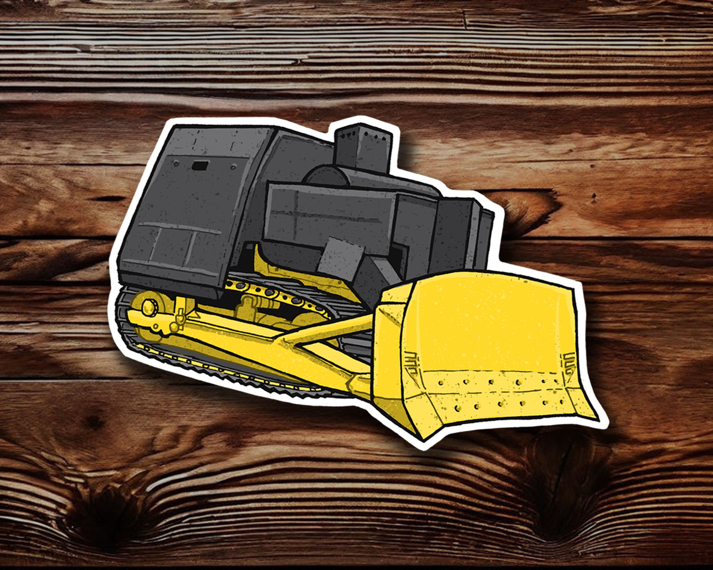Killdozer Sticker | Vinyl Decals for Laptop, Cars, Water Bottles - Etsy