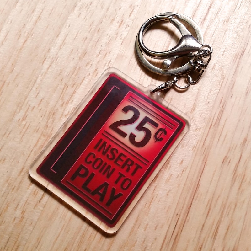 Arcade Machine Keychain - Etsy