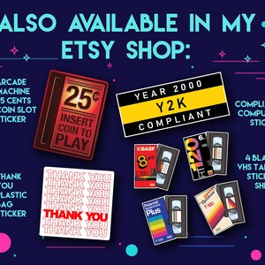 Nostalgic Computer Icons Vinyl Sticker Sheet | 90s Tech Stickers - Etsy