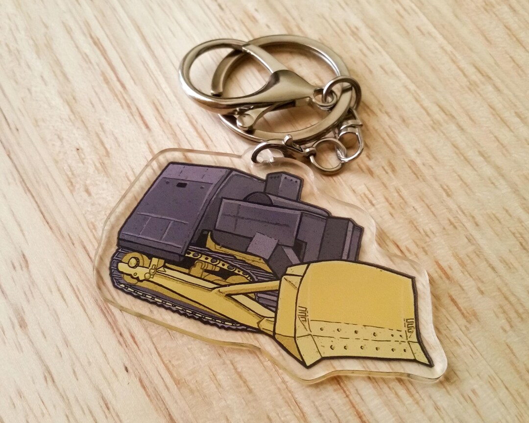 Killdozer Keychain | Acrylic Keychain for House Keys, Car Keys, Other ...