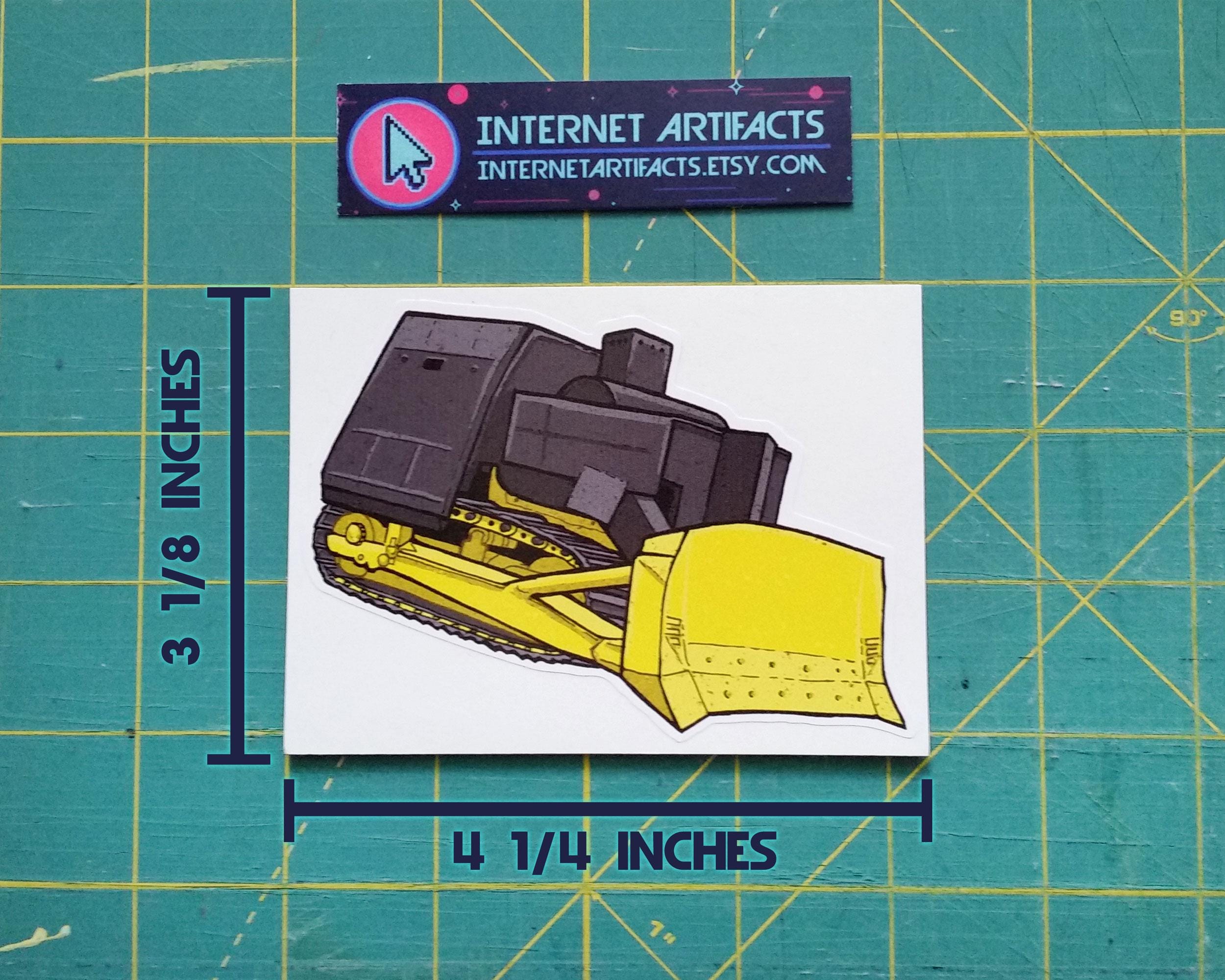 Killdozer Sticker | Vinyl Decals for Laptop, Cars, Water Bottles - Etsy