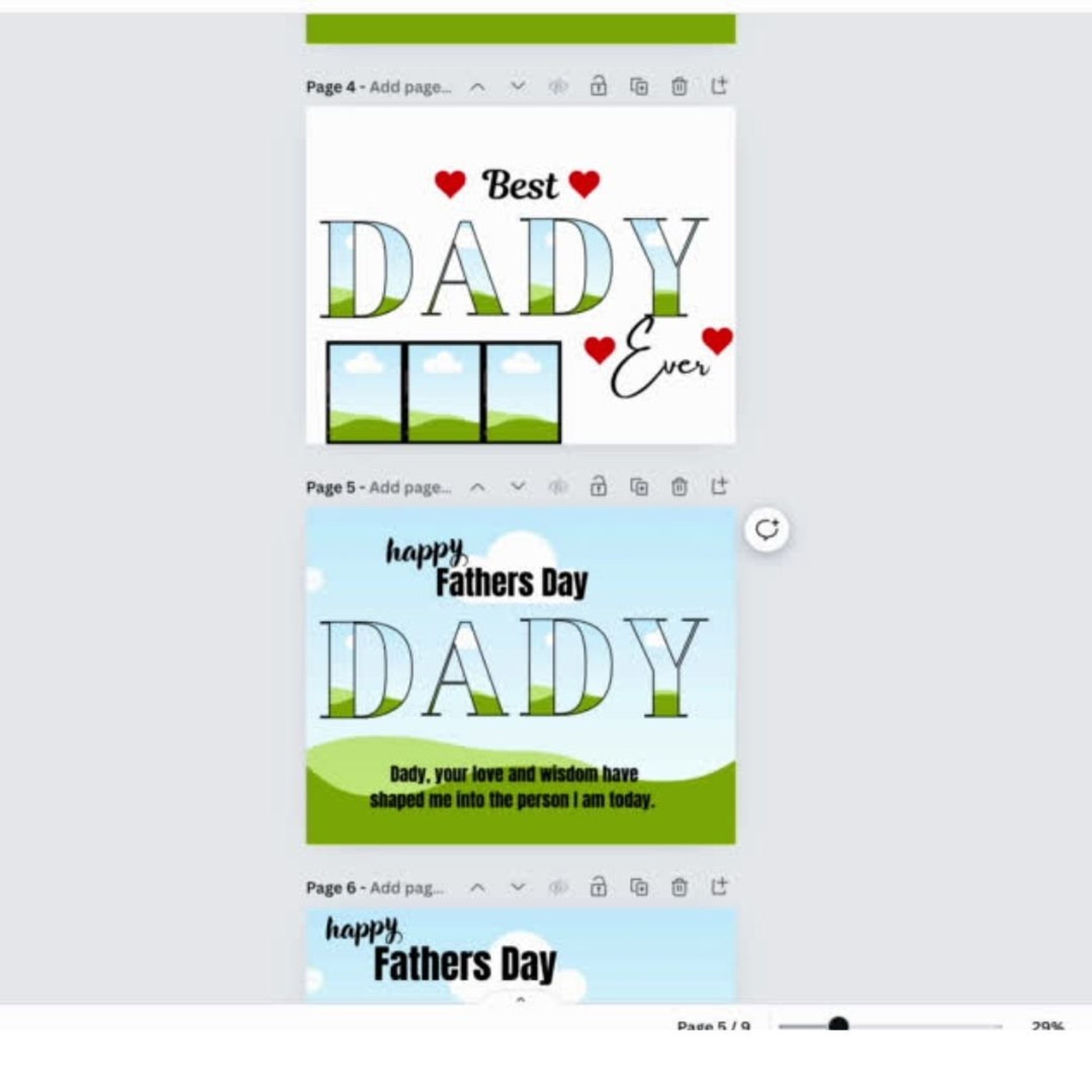 Fathers Day Card Templates | DIY Project | Editable Templates for ...