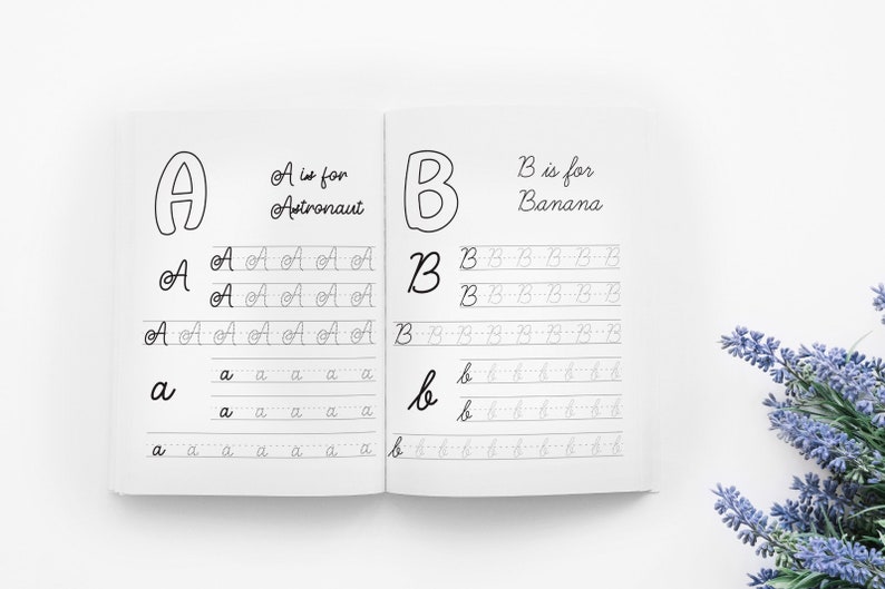 Printable Cursive Worksheets26 Pages With Letters for Middle School ...