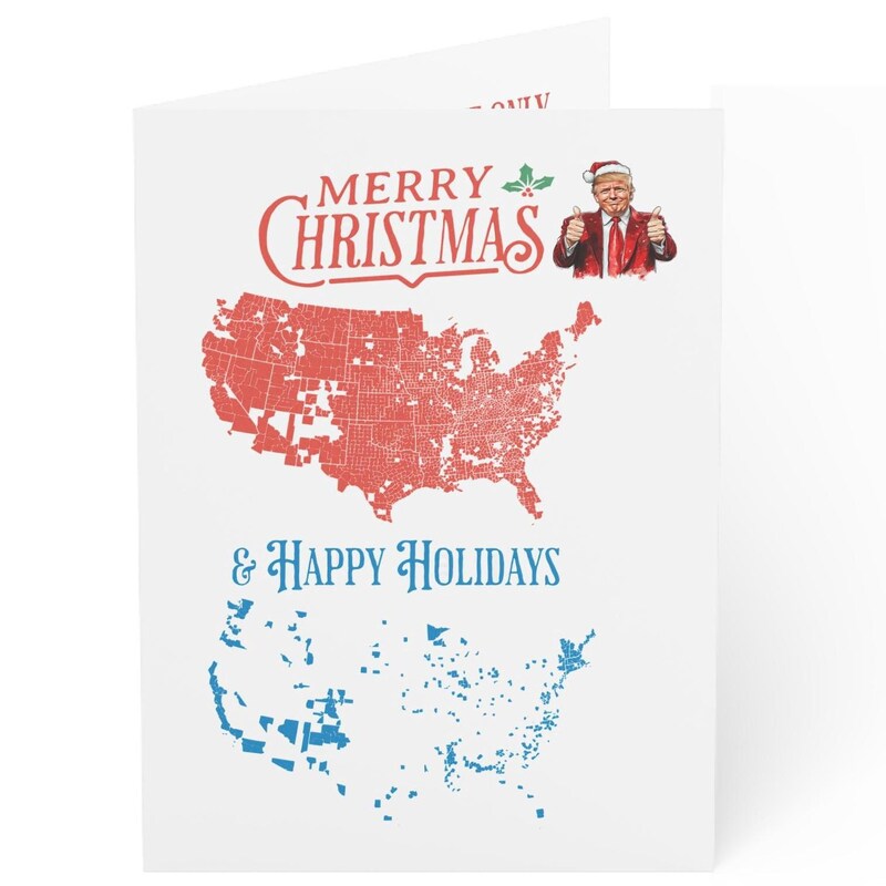 Trump Christmas Card - Etsy