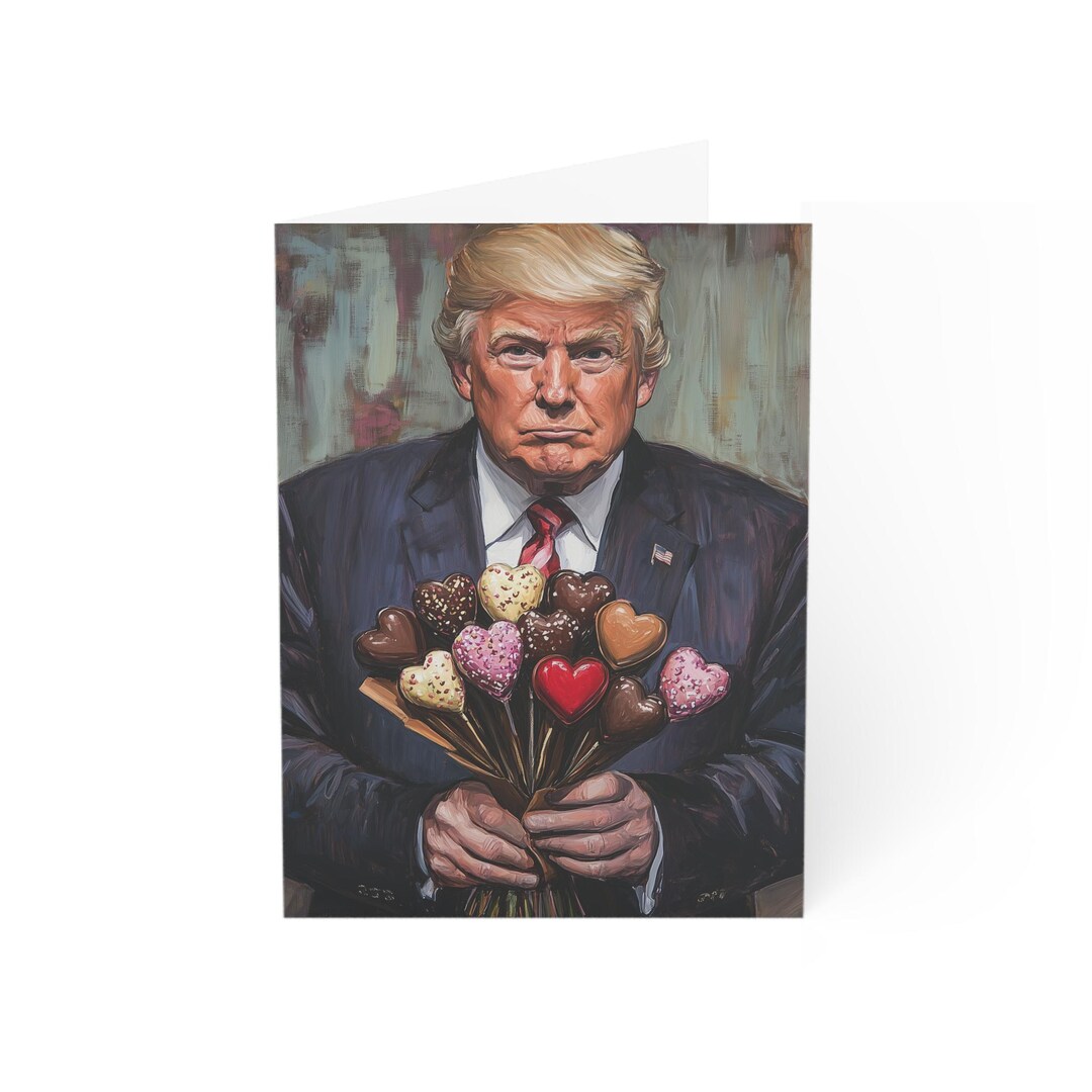Trump Valentine's Day Card: Funny Political Humor Gift - Etsy