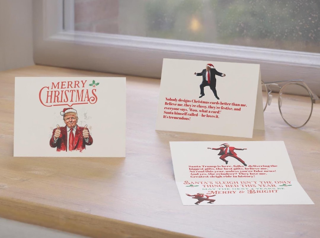 Trump Greeting Cards for Christmas | Merry Christmas America, Gift ...