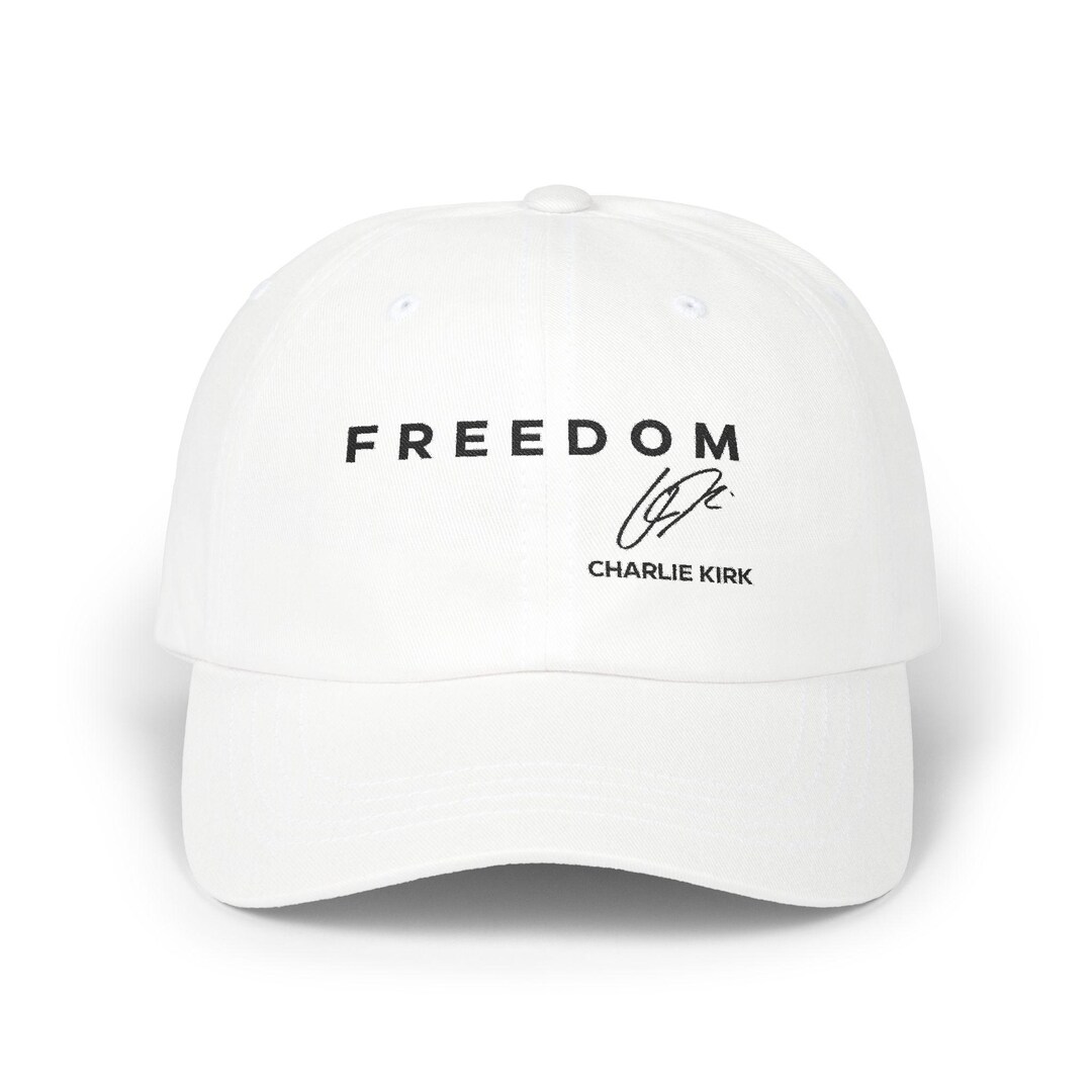 Charlie Kirk Freedom Cap USA Turning Point Embroidered Baseball Cap Hat ...