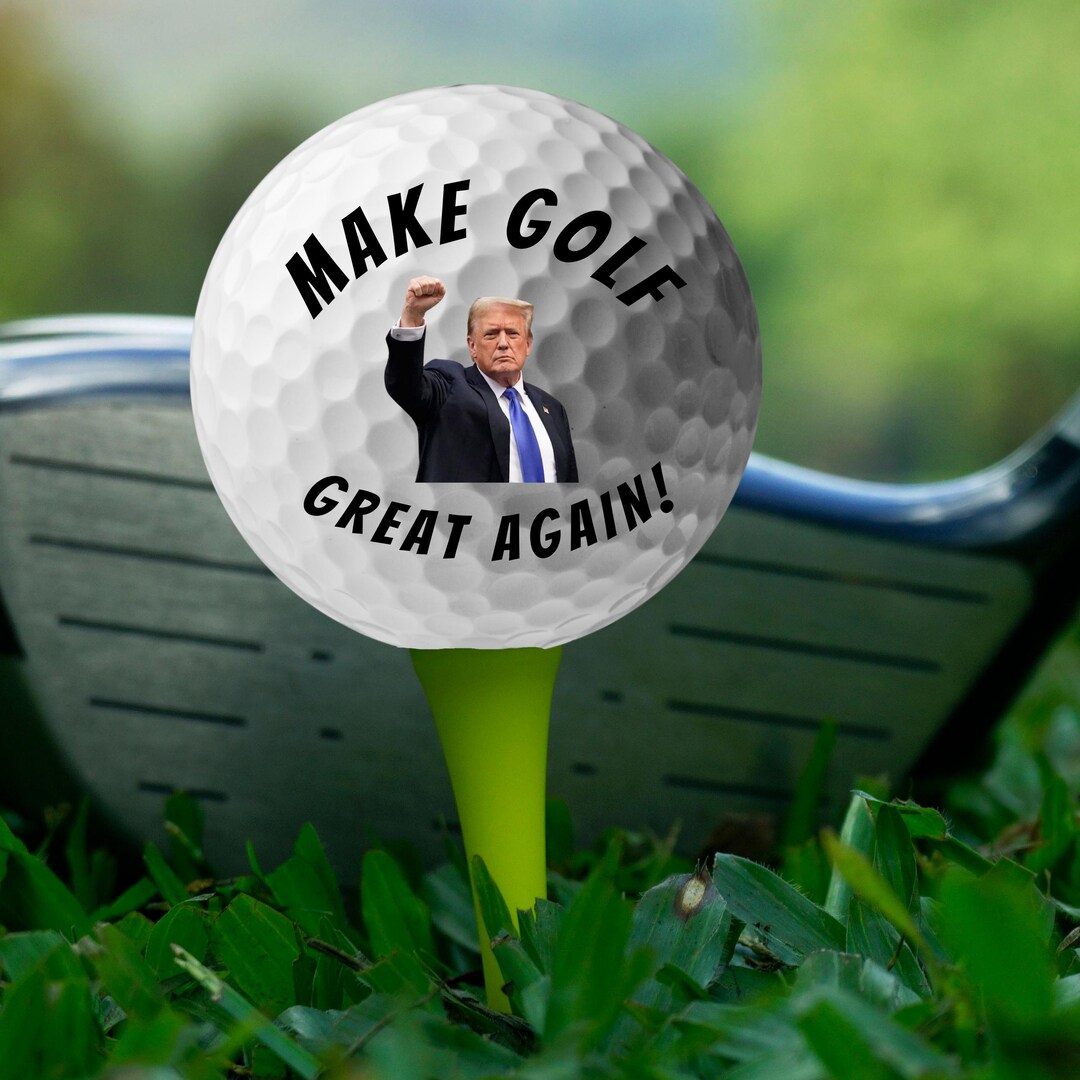 Father's Day Gift | Trump Golf Ball Make Golf Great Again! Trump Golf ...