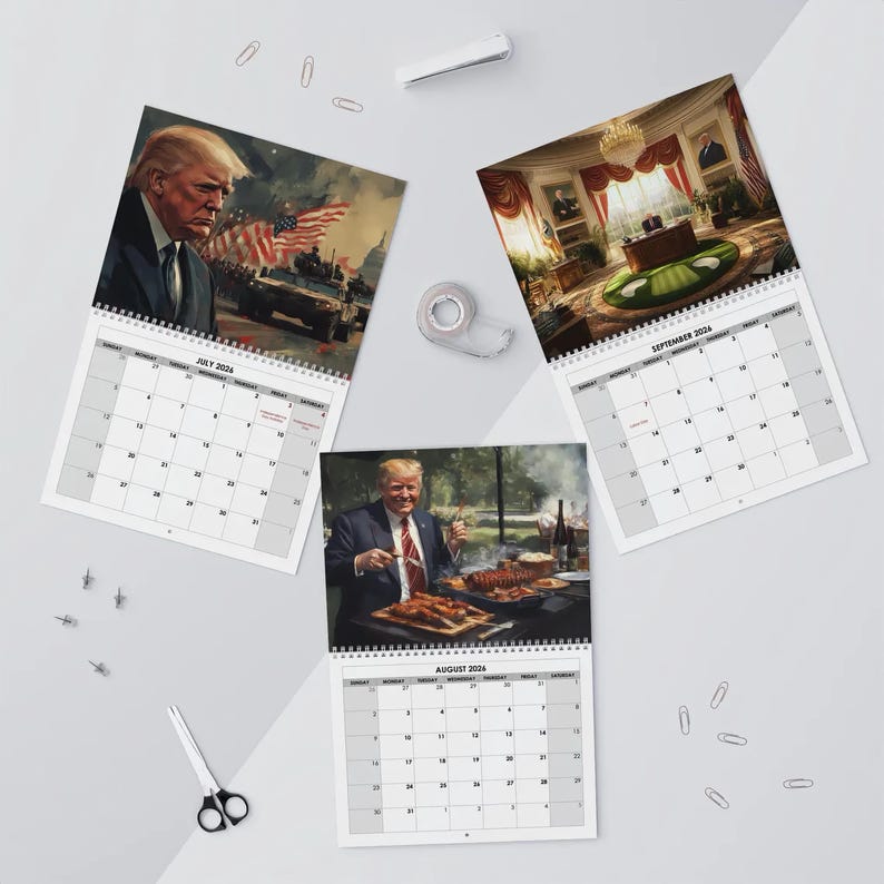 Trump 2026 Wall Calendar Christmas Gifts for Him Men Funny Gift for Him ...