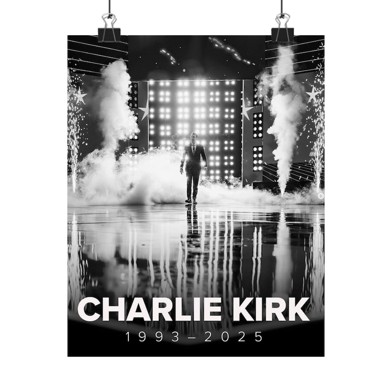 Charlie Kirk Wallpaper - Etsy Canada