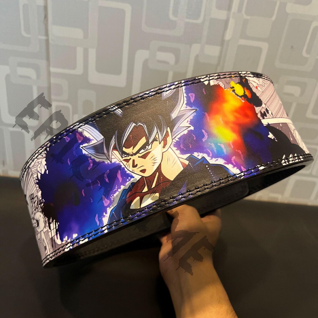 Goku Anime Beltgoku Ultra Instinct Beltpowerlifting Custom Lever Belt ...
