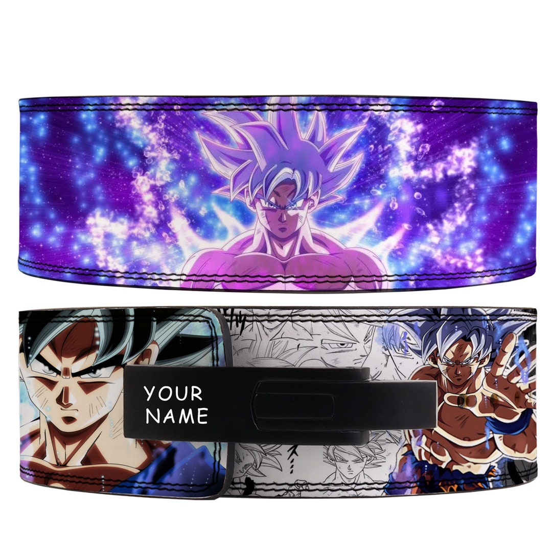 Goku Anime Belt|goku Ultra Instinct Belt|powerlifting Custom Lever Belt ...