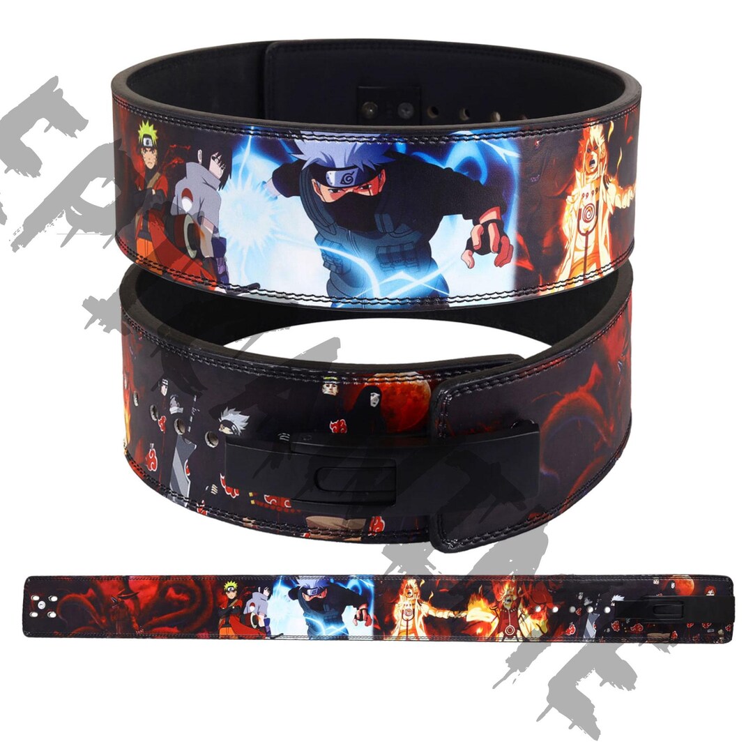 Naruto Anime Lever Lifting Belt Weightlifting Anime Belt Powerlifting ...