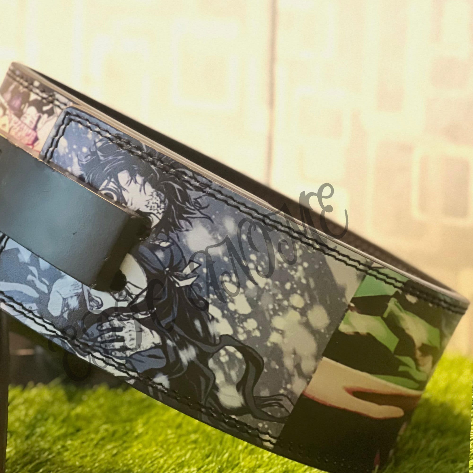 Nezuko Kamado Belt anime Lever Belt Powerlifting Custom Lever Belt ...