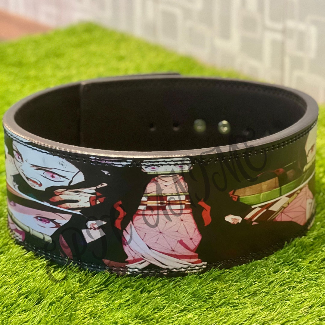 Nezuko Kamado Belt anime Lever Belt Powerlifting Custom Lever Belt ...
