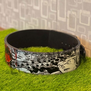 Baki Anime Lever Belt Powerlifting Lever Belt Anime Gym Belt , Berserk ...