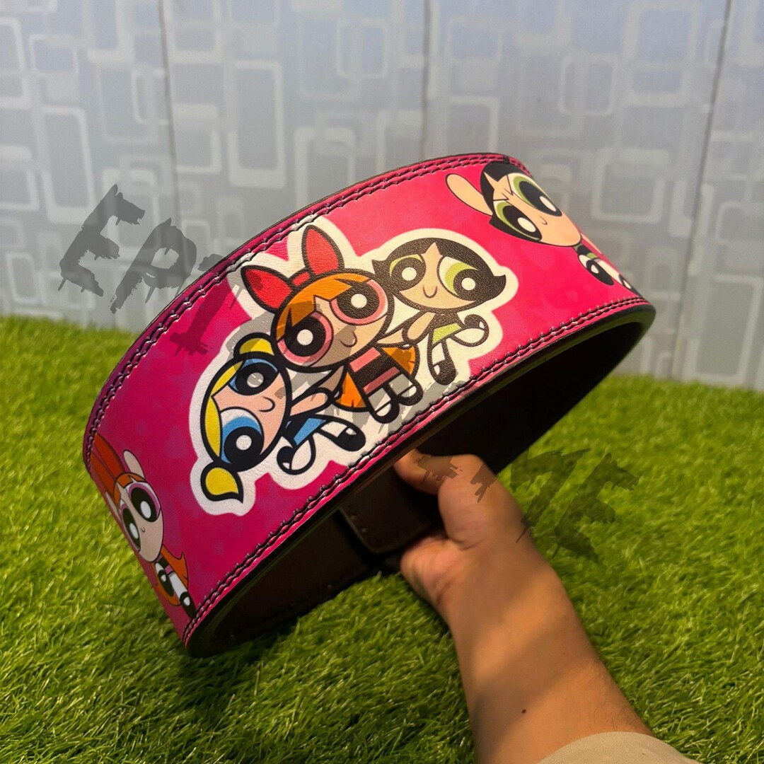 Powerpuff Girls Anime Lever Belt: Custom Weightlifting Gym Belt - Etsy