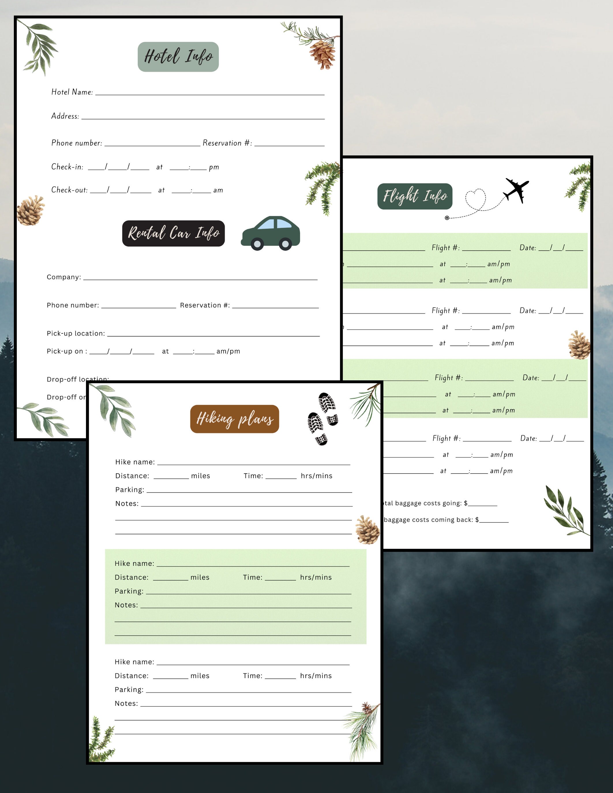 Adventure Elopement Planner (mountain Edition) National Park ...