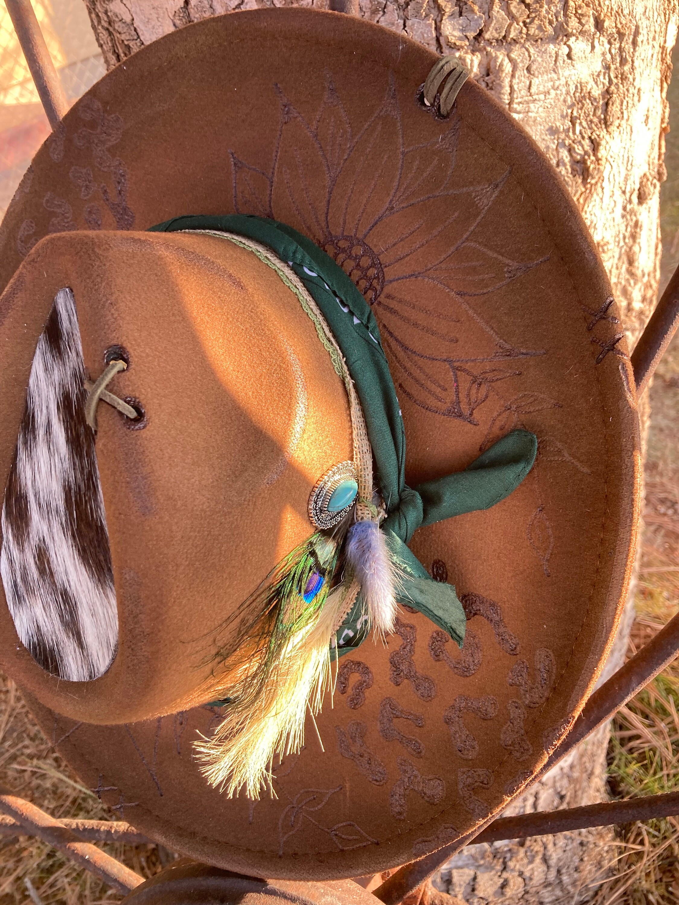 Custom Burned/ Decorated Hats - Etsy
