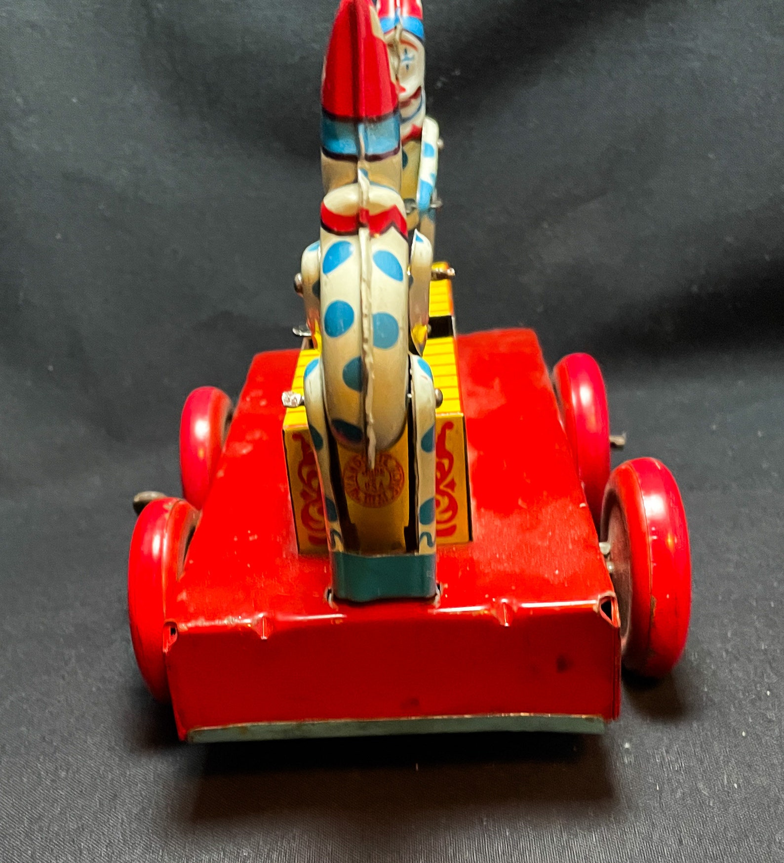 Vintage Wyandotte Wind up Hoky Poky Clown Hand Car Toy - Etsy