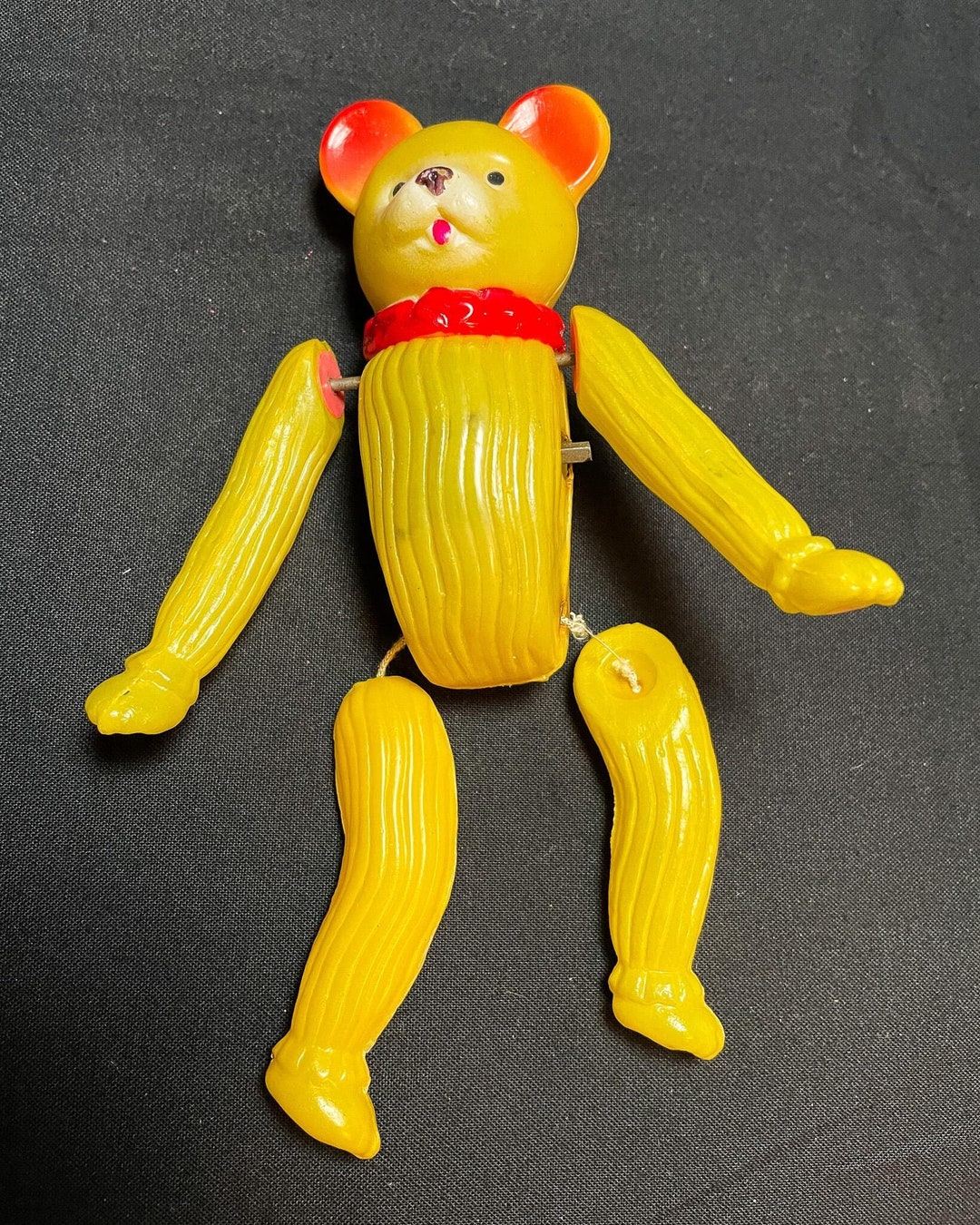 Vintage Celluloid Wind up Tumbling Bear. Made in 1940s in Occupied ...