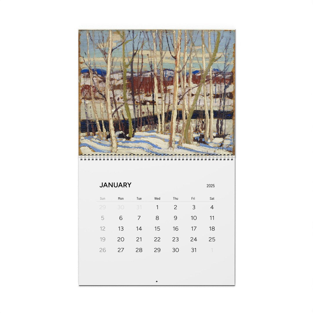 Canadian Artist Wall Calendar 2025, Group of Seven Art Calendar, Tom ...