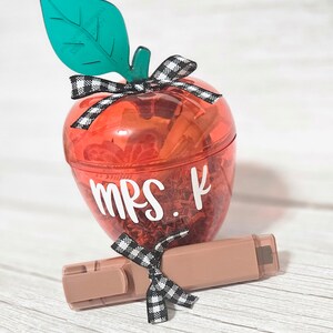 Apple Gift Card Holder Teacher Appreciation Gift Personalized Teacher ...