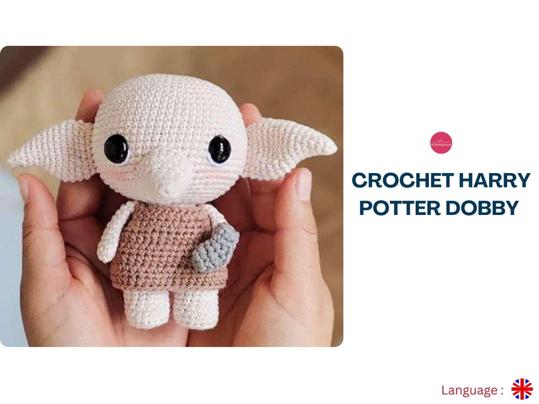 Easy to Make Dobby- Crochet Harry Potter Dobby Amigurumi- Beautiful Toys Dobby Harry Potter Toy ...
